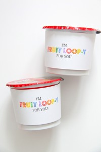 Fruit Loop Cereal FREE Valentine Printable - Smashed Peas & Carrots