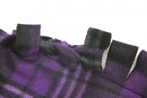 Braided Edge Fleece Blanket Tutorial - Smashed Peas & Carrots