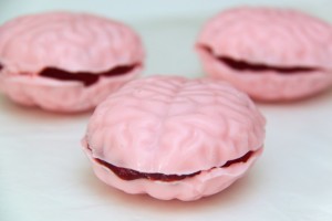 Halloween Fun: Chilled Monkey Brains - Smashed Peas & Carrots