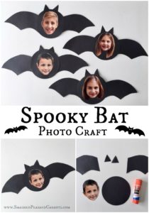 Spooky Bat Photo Craft - Smashed Peas & Carrots