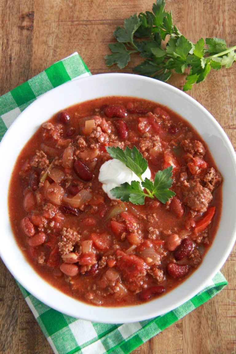 The Ultimate Instant Pot Chili - Smashed Peas & Carrots