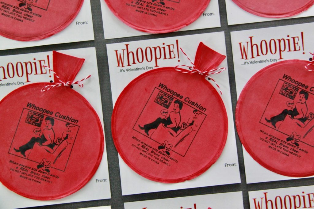 Whoopee Cushion Valentine Printable - Smashed Peas & Carrots