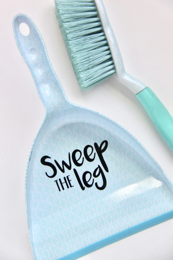'Sweep the Leg' Free Silhouette Cut File